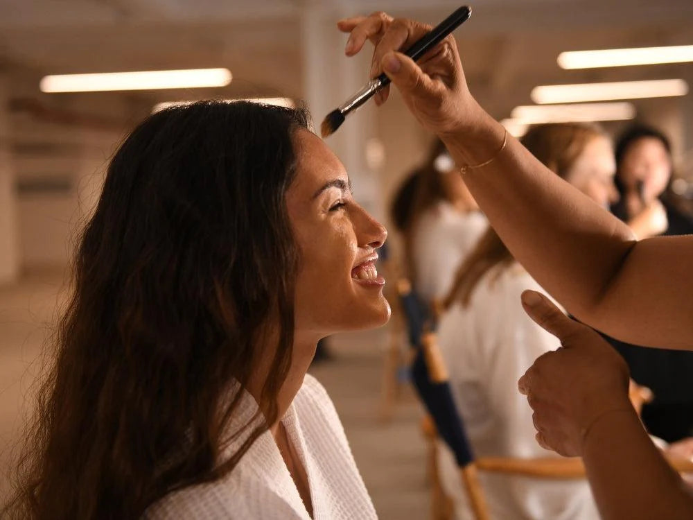 14 Images of Simple Organic Backstage at New York Fashion Week SS24